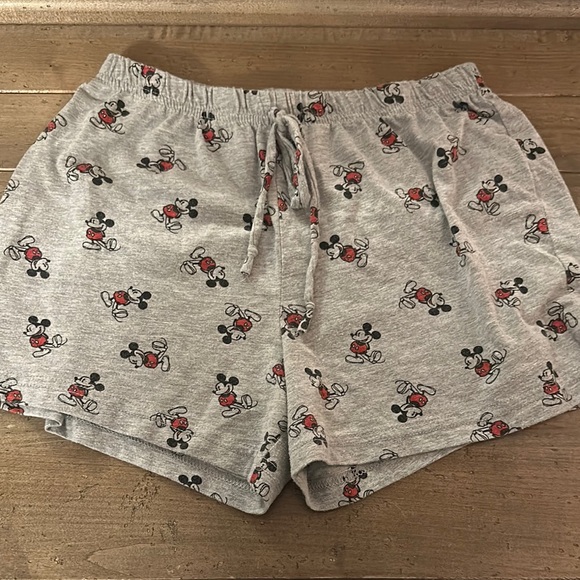 Disney | Intimates & Sleepwear | Disney Womens Gray Mickey Mouse Shorts ...